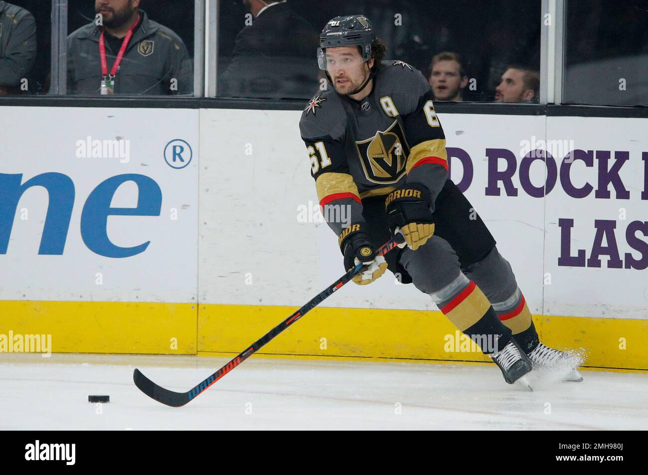 Vegas Golden Knights right wing Mark Stone (61) plays against the ...