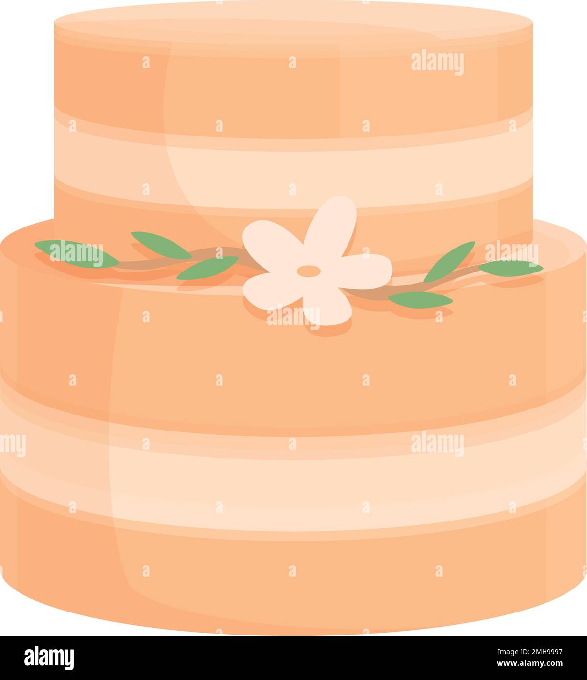 Wedding cake topper icon cartoon vector. Groom party. Bakery food Stock ...