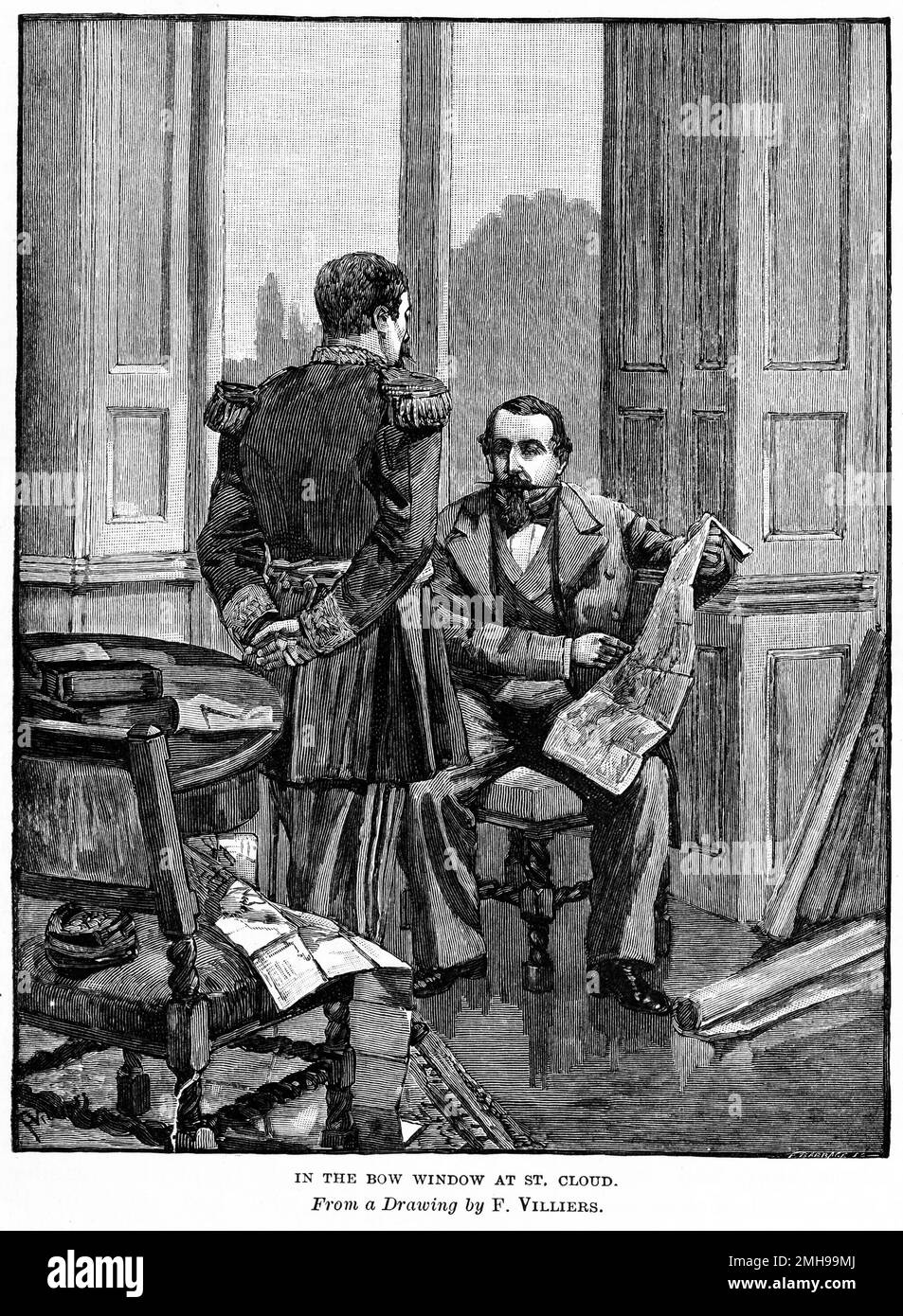 Typical french house interior Black and White Stock Photos & Images - Alamy