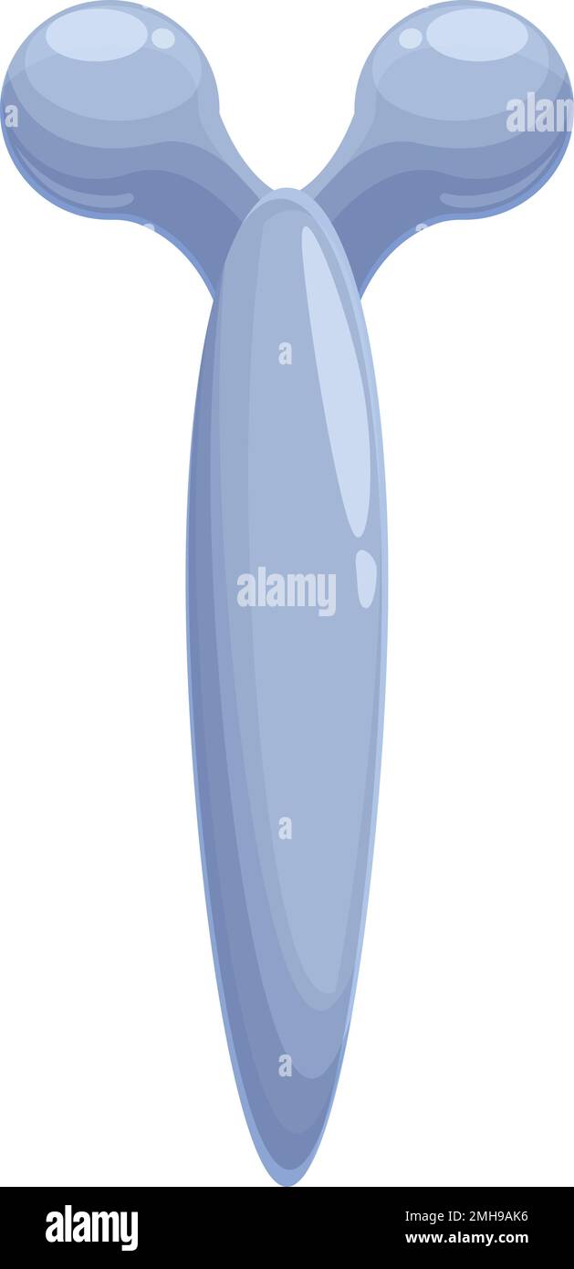 Cosmetic facial roller icon cartoon vector. Fashion beauty. Face skin ...