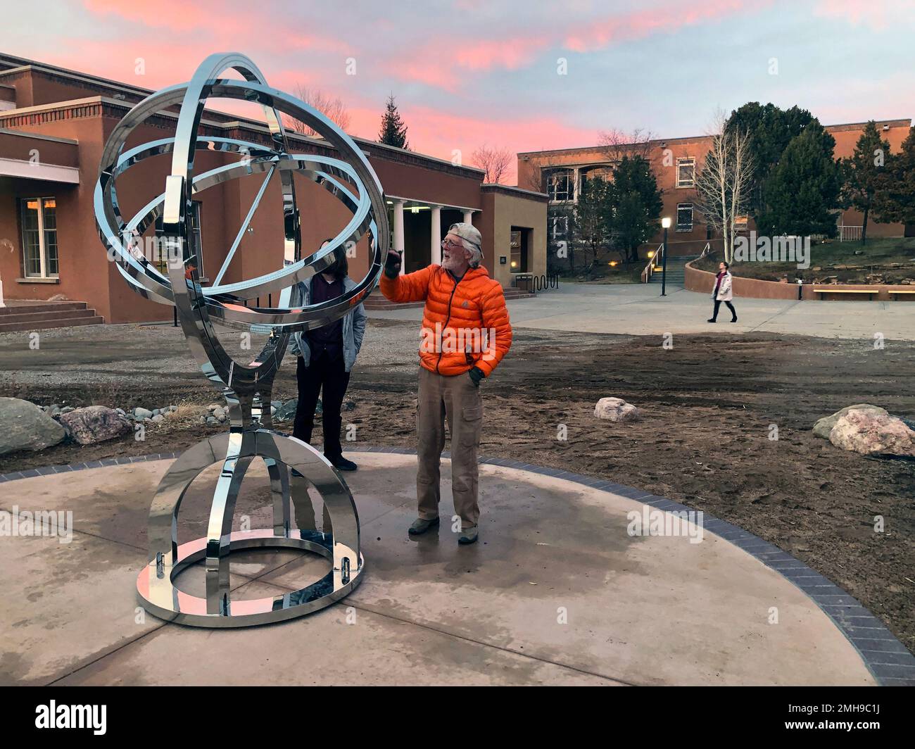In this Dec. 11, 2019 photo Bill Donahue, center, a retired teacher and ...
