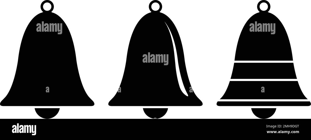 Bell icon logo stock illustration dsign Stock Vector Image & Art - Alamy