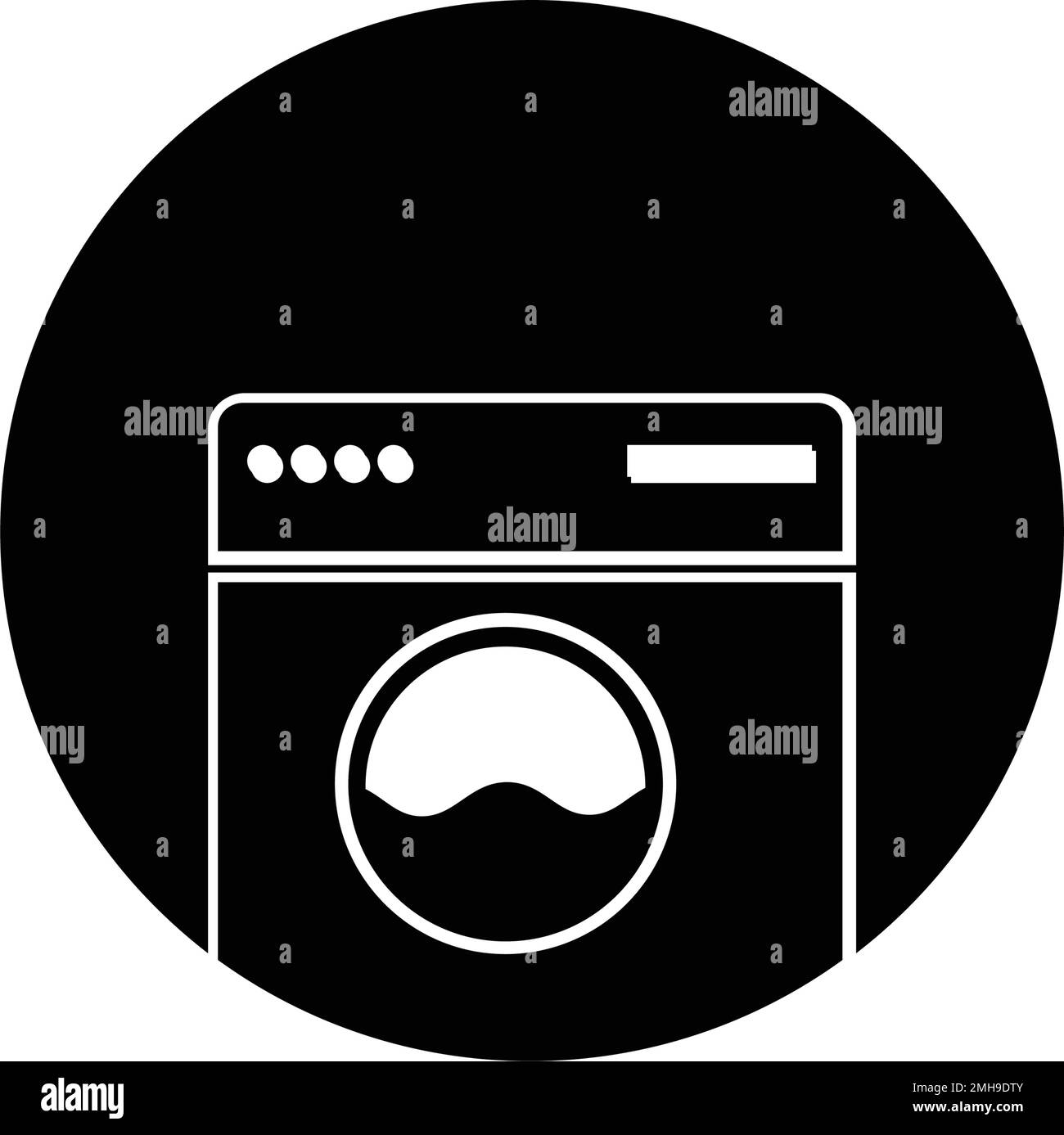 washing machine logo illustration design Stock Vector Image & Art - Alamy