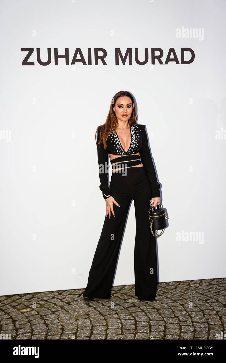 Paris, France. 25th Jan, 2023. Lalo Reda attends the Zuhair Murad show ...