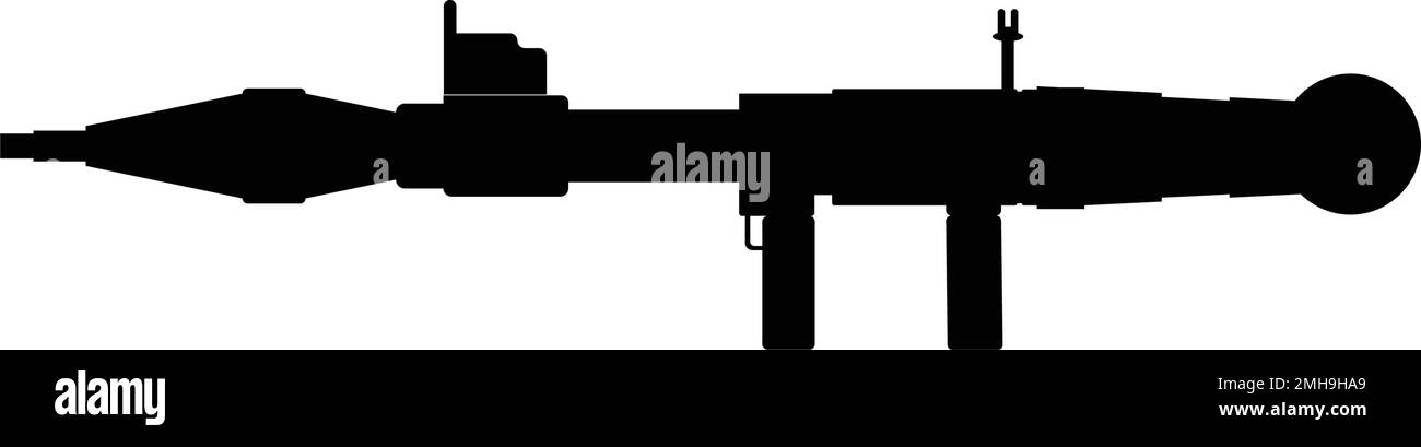 powerful pistol, gun, handgun, vector illustration Stock Vector Image ...