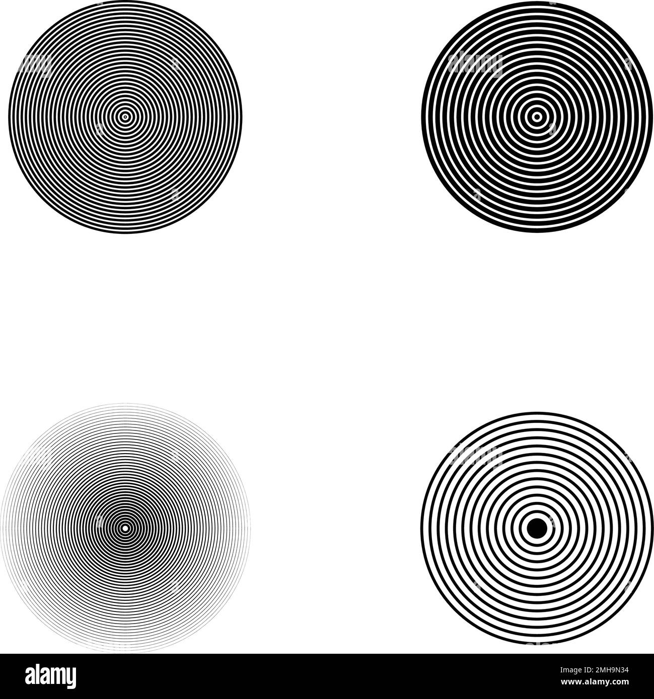 Decorative circle set Stock Vector Images - Alamy