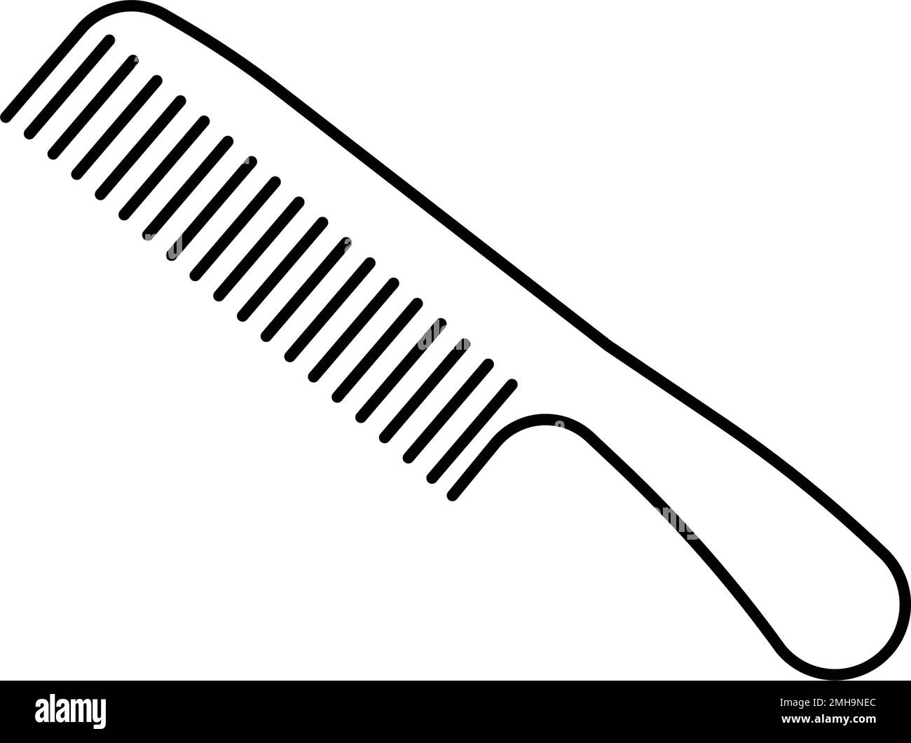 Beard comb vector vectors hi-res stock photography and images - Alamy