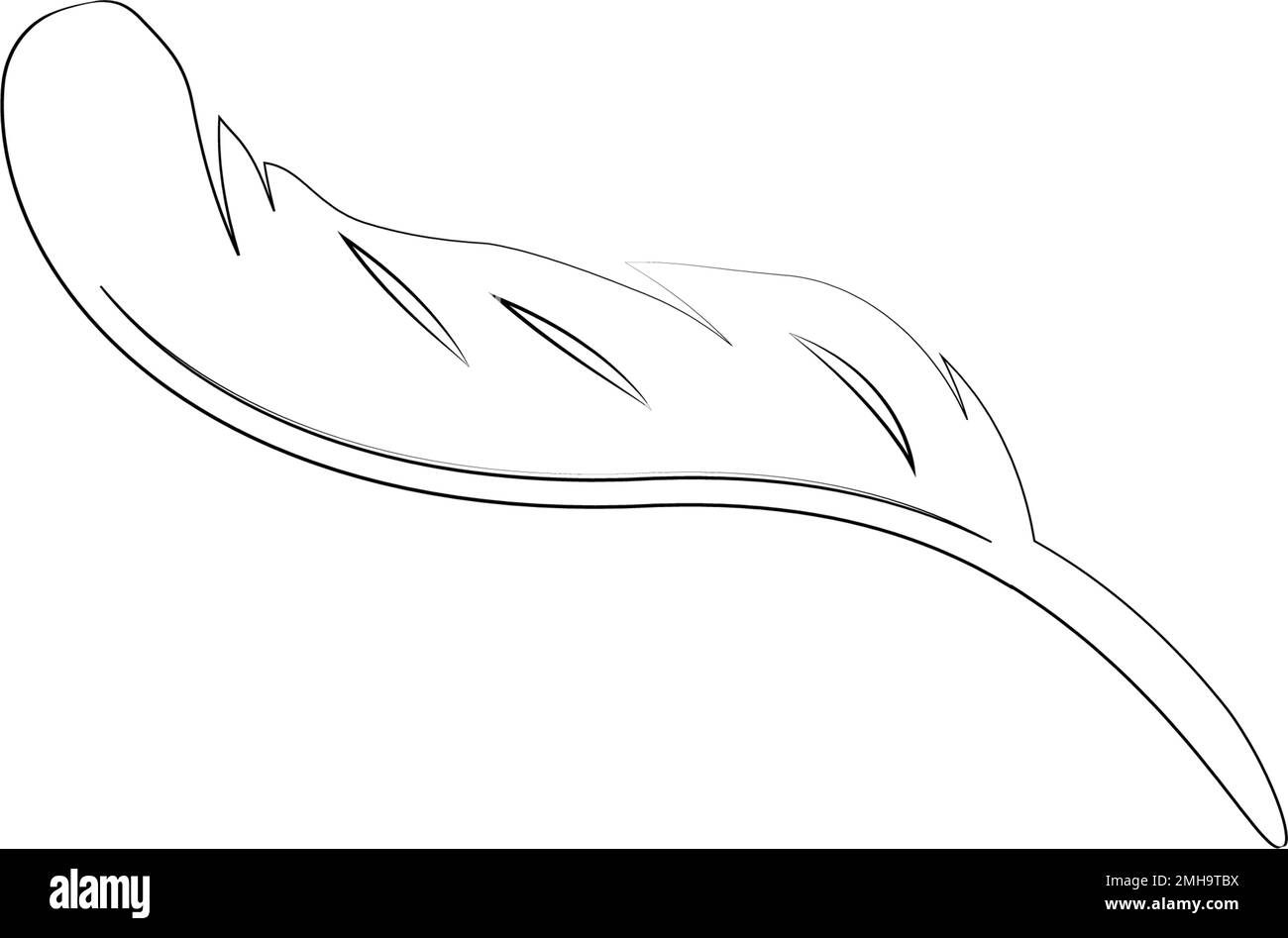 feather logo icon vektor illustration design Stock Vector Image & Art ...