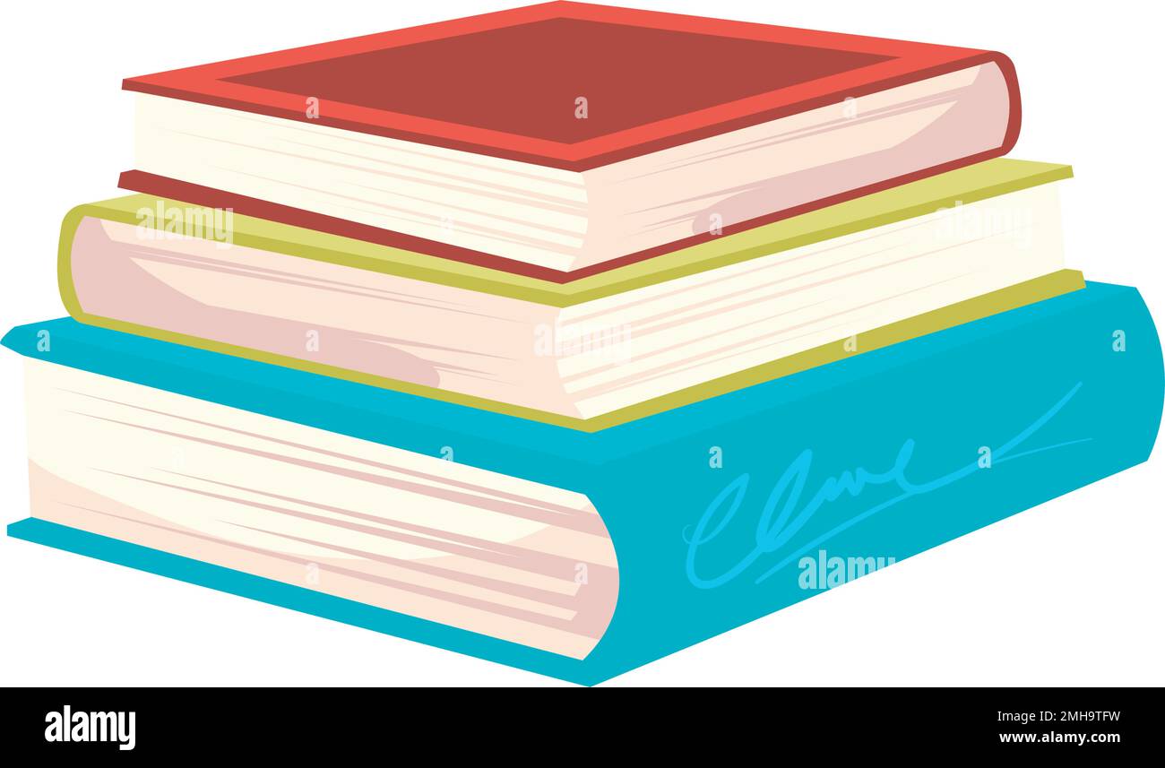 books stack design Stock Vector Image & Art - Alamy