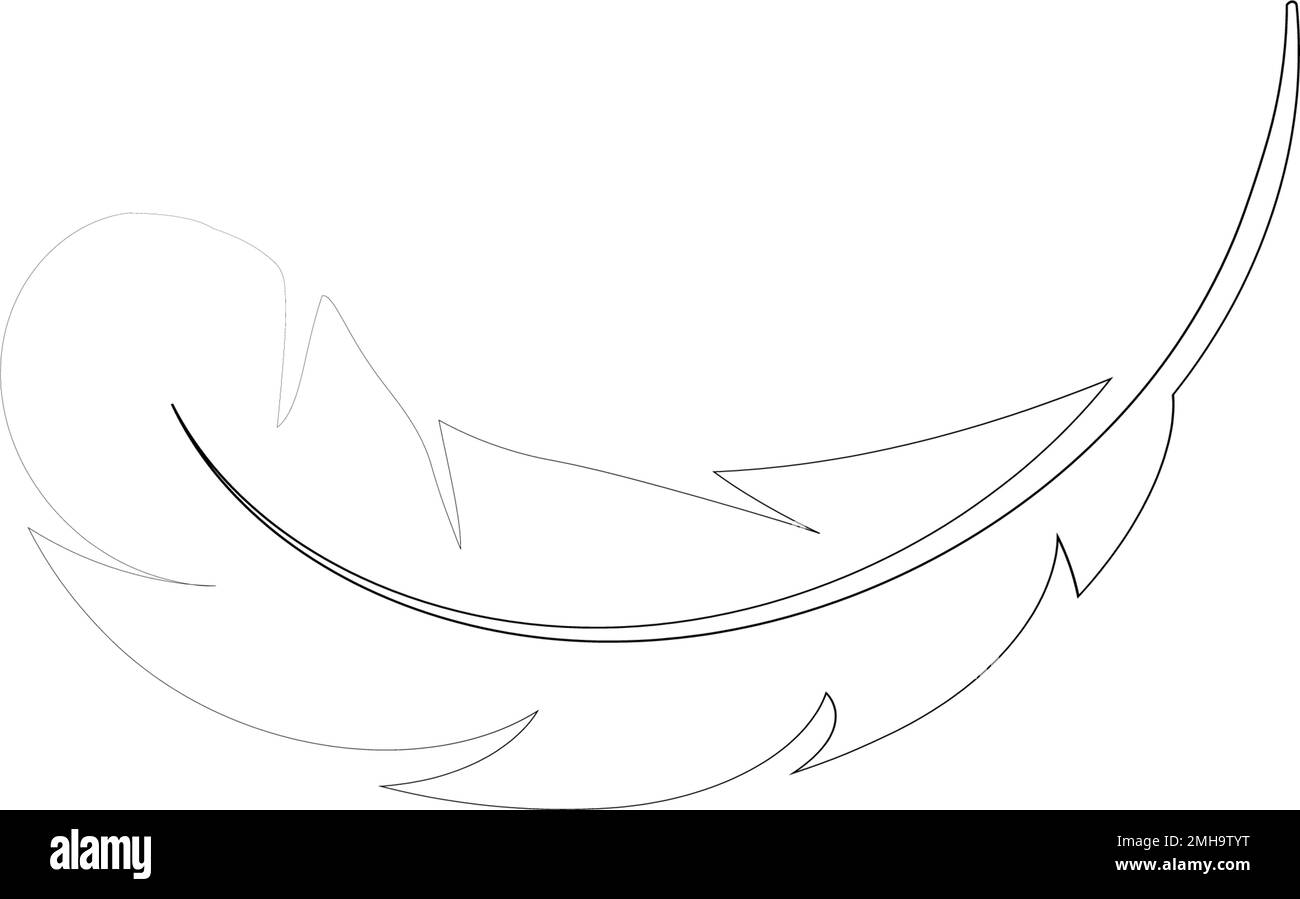 feather logo icon vektor illustration design Stock Vector Image & Art ...