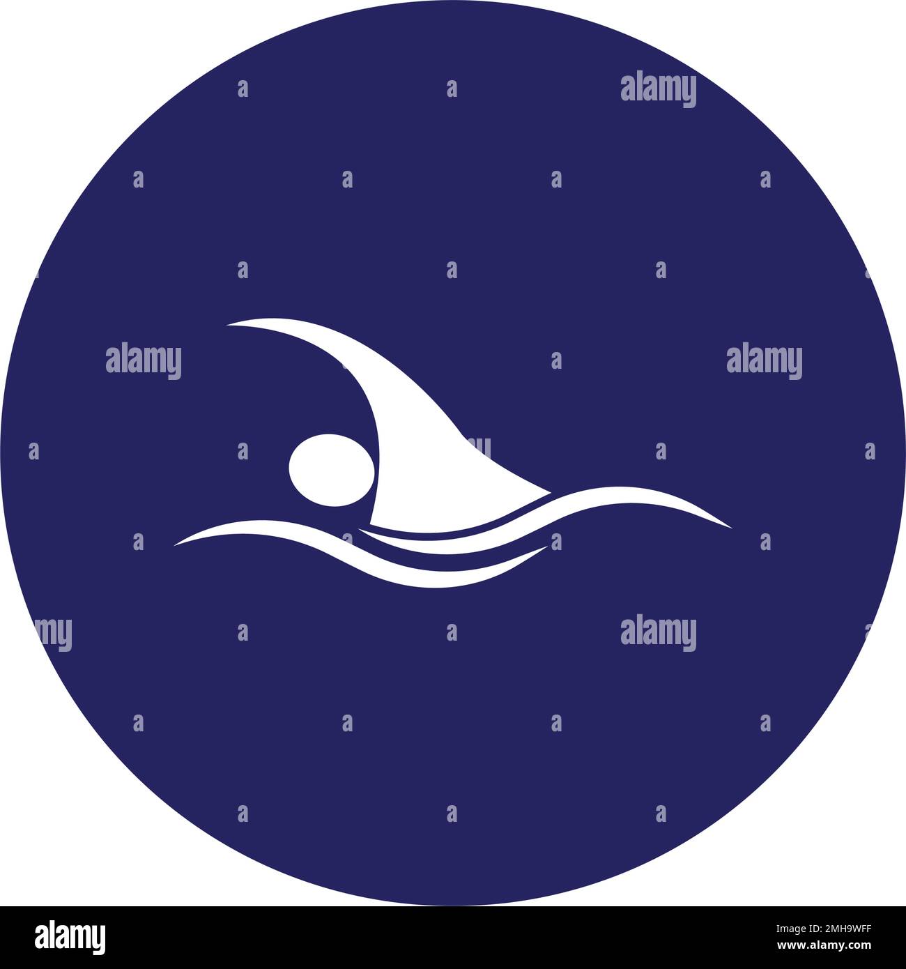Swimming sport logo ilustration vector Stock Vector Image & Art - Alamy