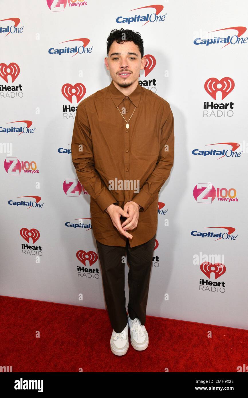 Anthony Ramos attends Z100's iHeartRadio Jingle Ball at Madison Square ...