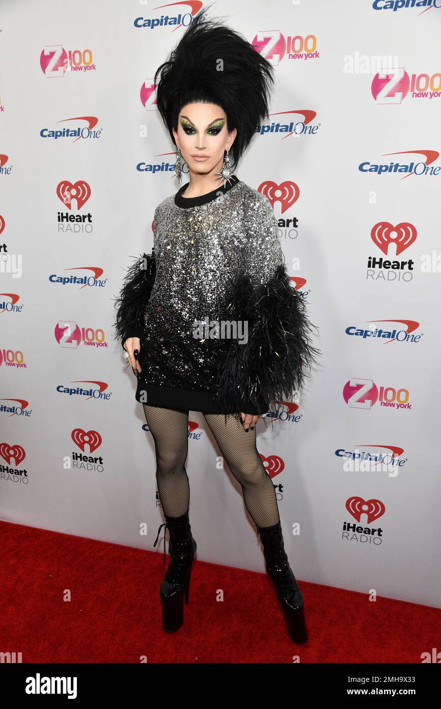 Aquaria attends Z100's iHeartRadio Jingle Ball at Madison Square Garden ...