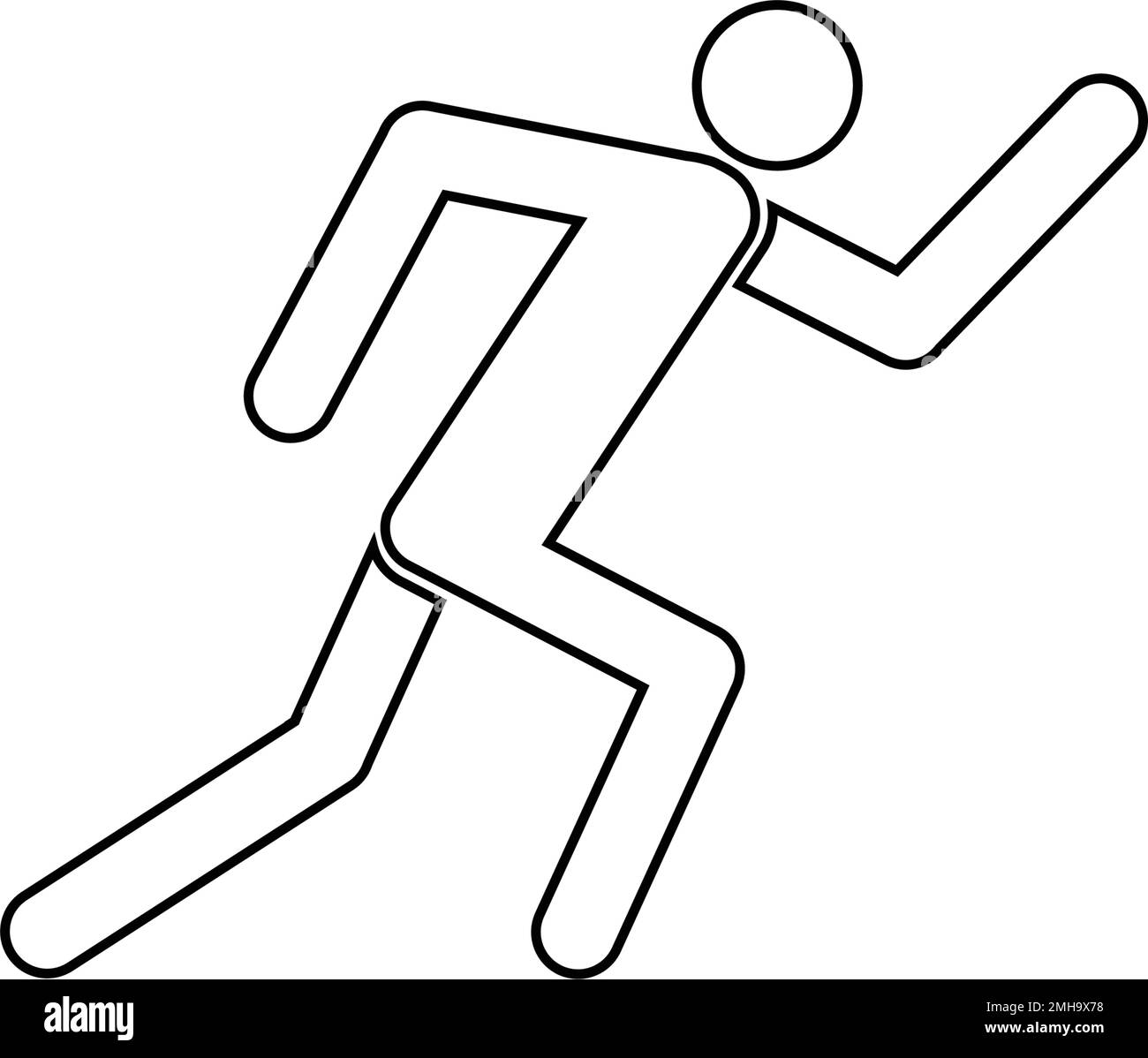 Human running vector logo template character for health Business Stock ...