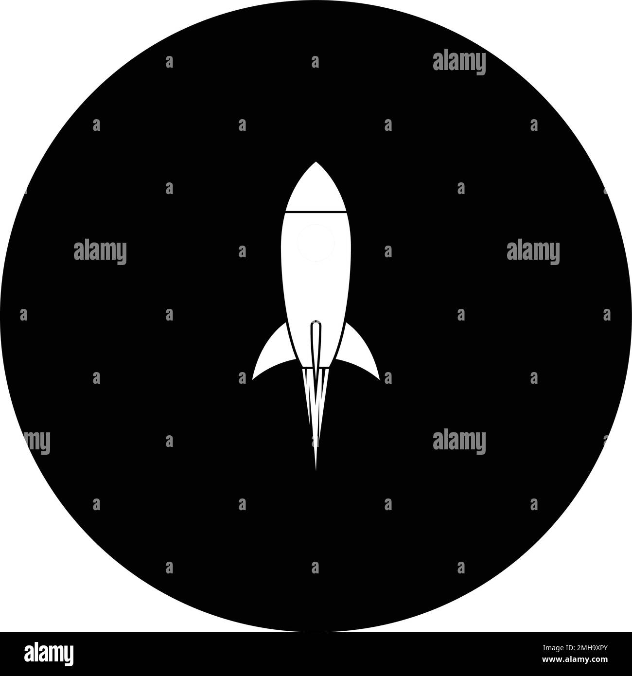 Rocket icon ilustration logo vector icon template Stock Vector Image ...