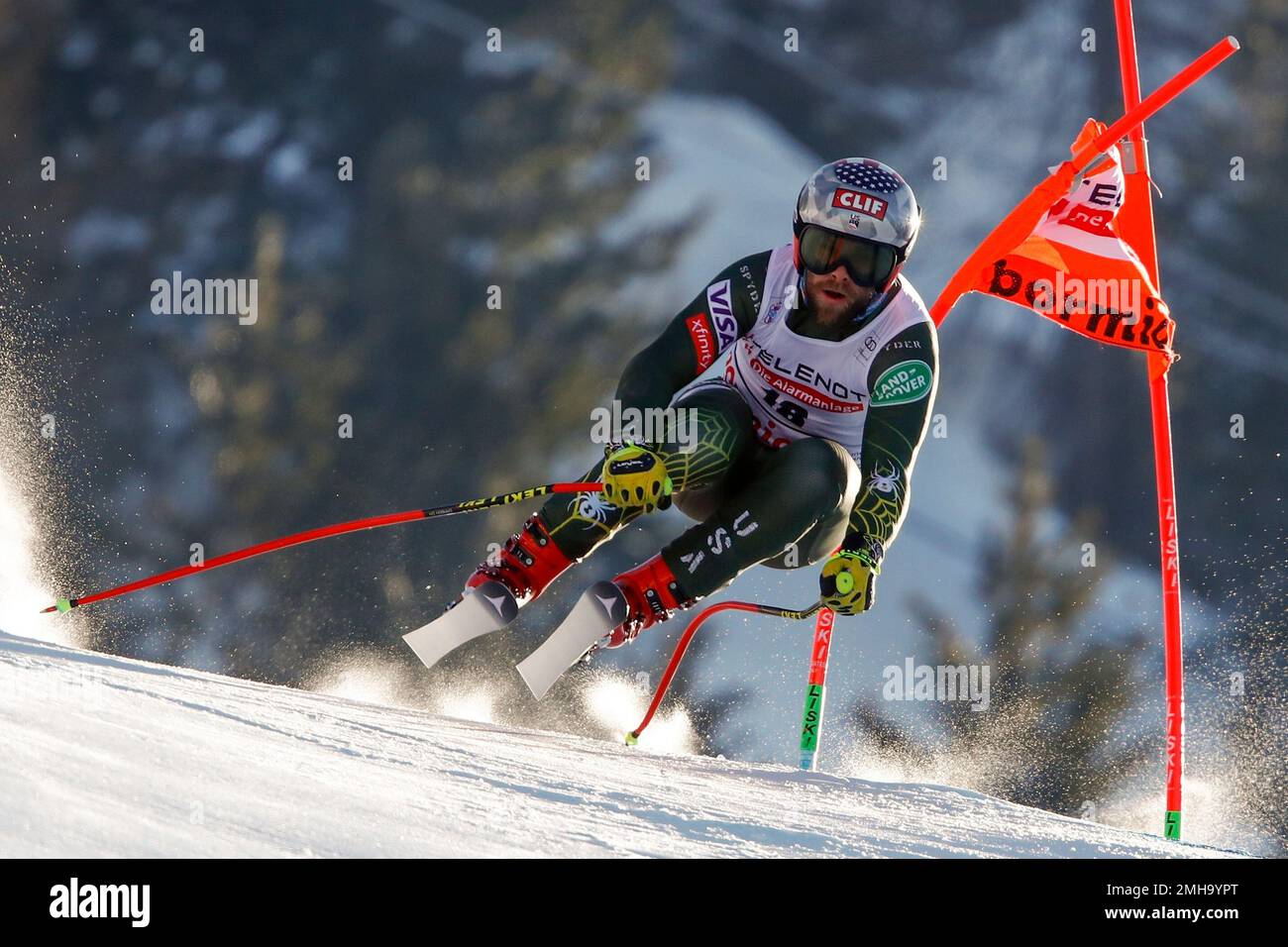 United States' Travis Ganong competes in an alpine ski, men's World Cup ...