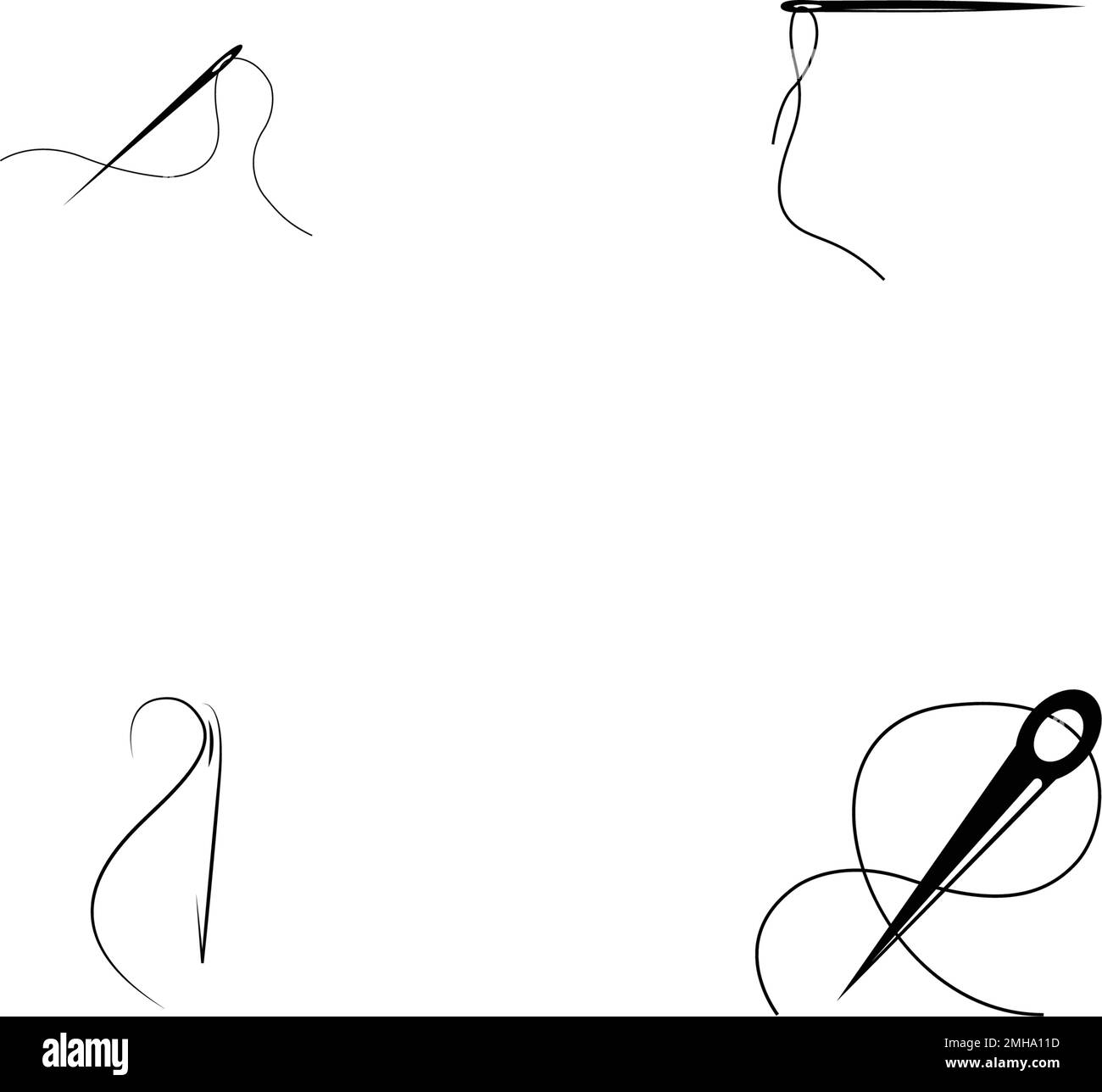 Needle vector vectors hi-res stock photography and images - Alamy