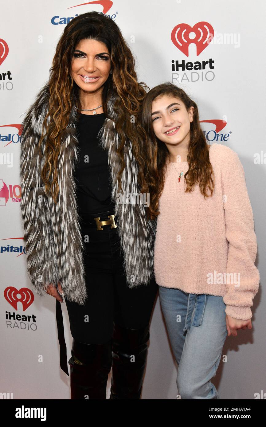 Teresa Giudice and Audriana Giudice attend Z100's iHeartRadio Jingle ...