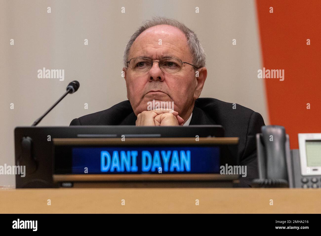 New York, USA. 26th Jan, 2023. Dani Dayan, Chairman of Yad Vashem ...