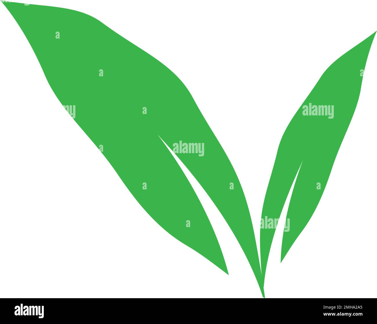 leaf logo icon vektor illustration design Stock Vector Image & Art - Alamy