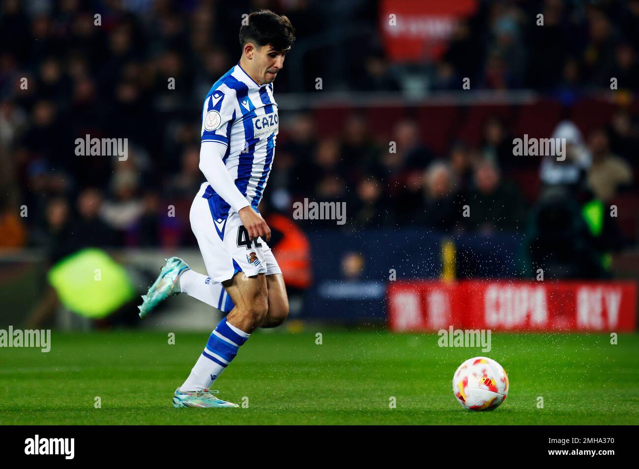Barcelona, Spain. Credit: D. 25th Jan, 2023. Pablo Marin (Sociedad ...