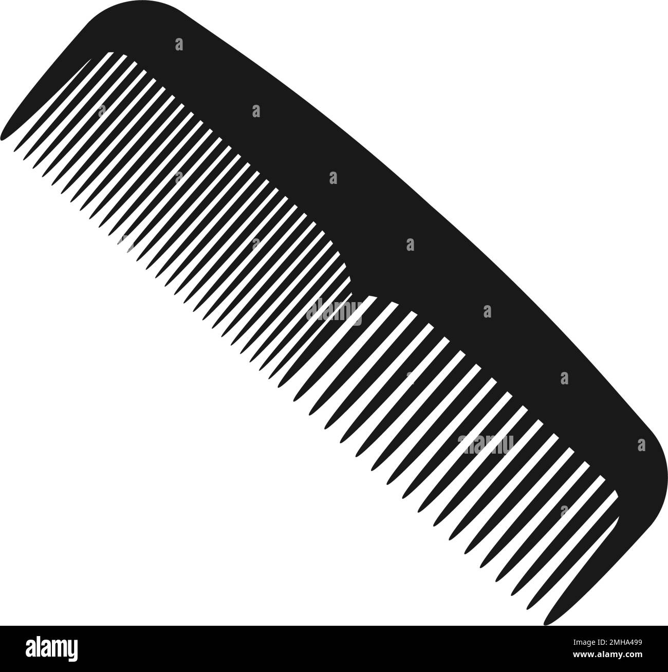 Black plastic comb icon cartoon hi-res stock photography and images - Alamy