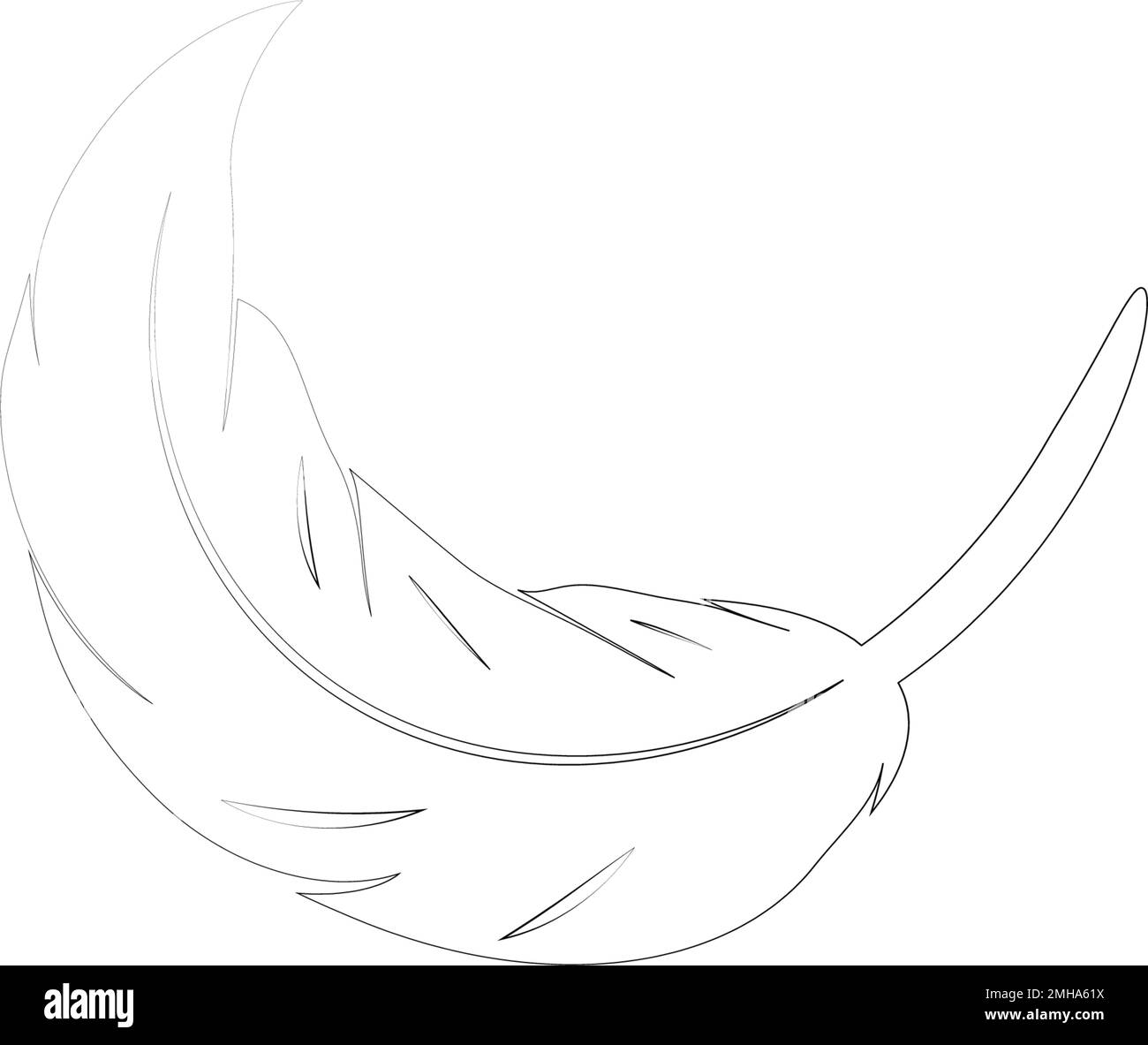 feather logo icon vektor illustration design Stock Vector Image & Art ...