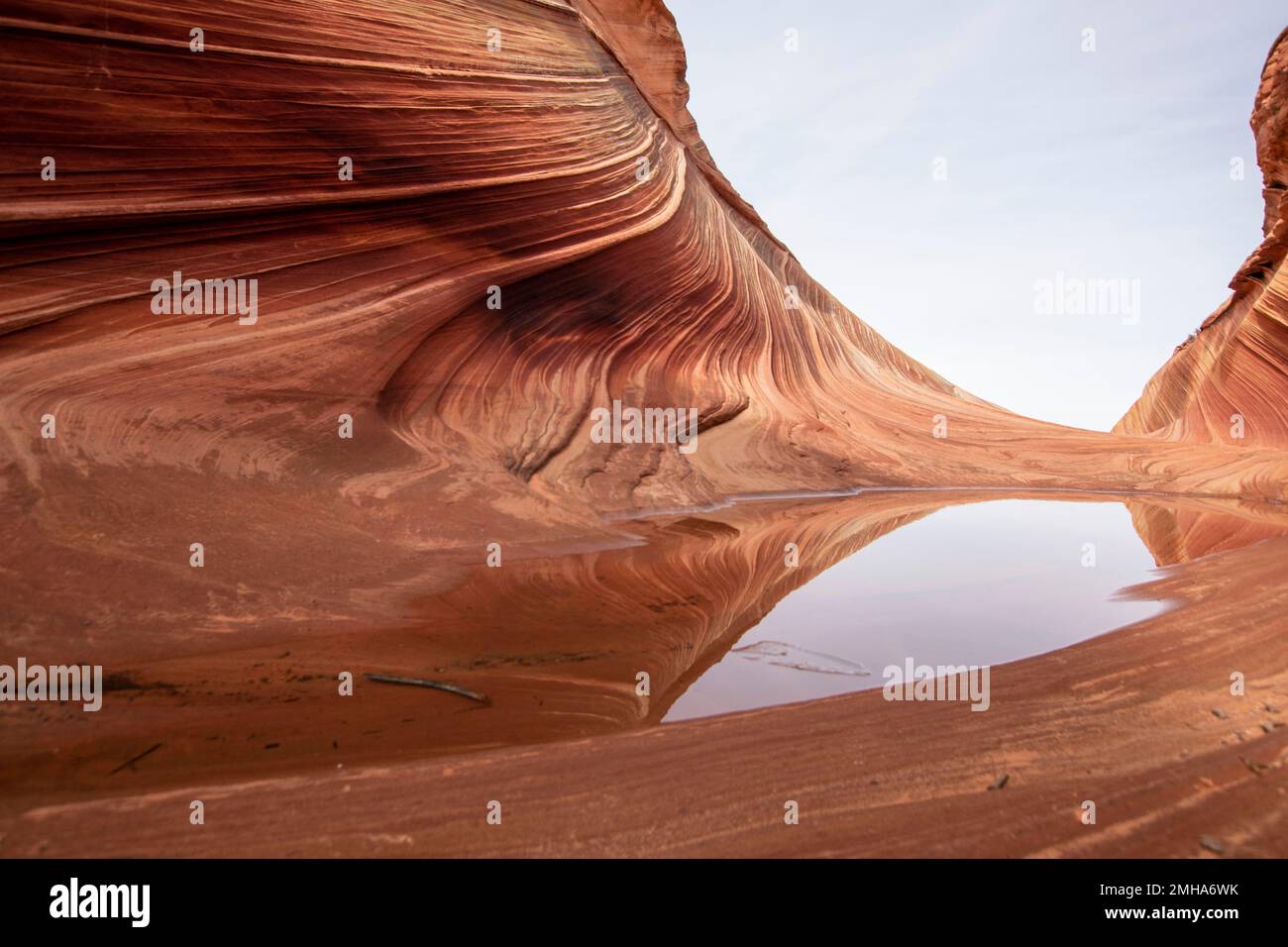 The Wave is a stunning geological formation in the Paria Canyon ...