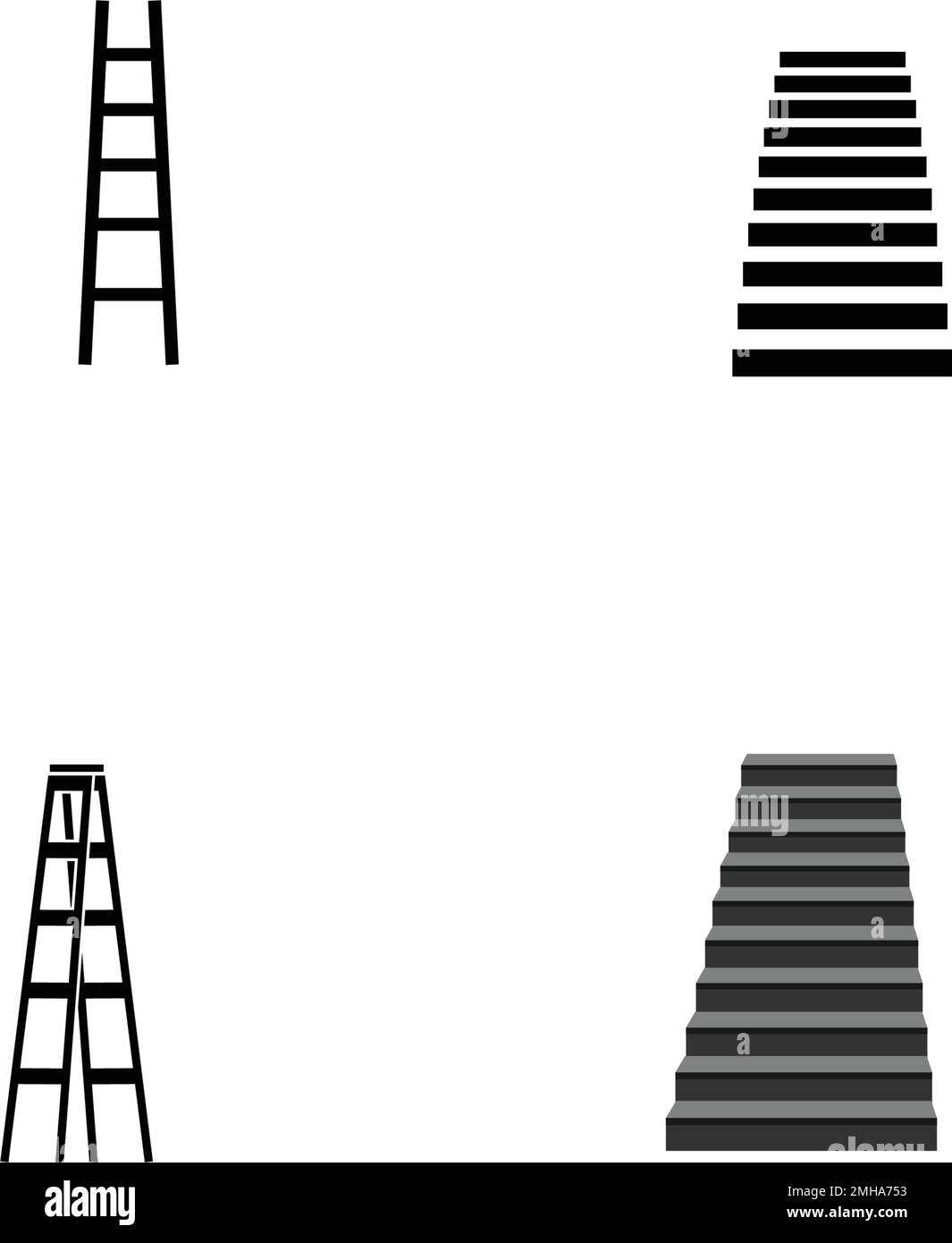 stairs logo stock illustration design Stock Vector Image & Art - Alamy