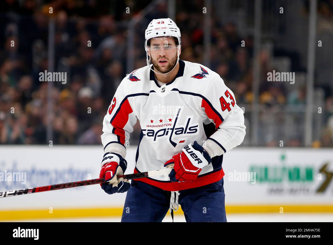 Washington Capitals' Tom Wilson during the first period of an NHL ...