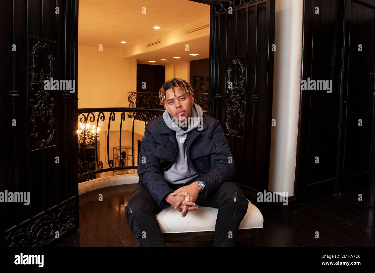 This Dec. 17, 2019 photo shows YBN Cordae during a portrait session in ...
