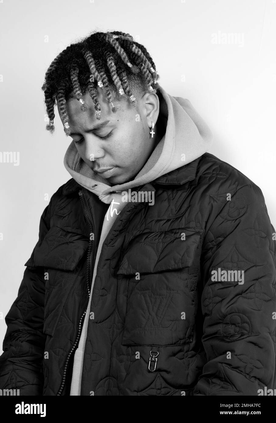 This Dec. 17, 2019 photo shows YBN Cordae during a portrait session in ...