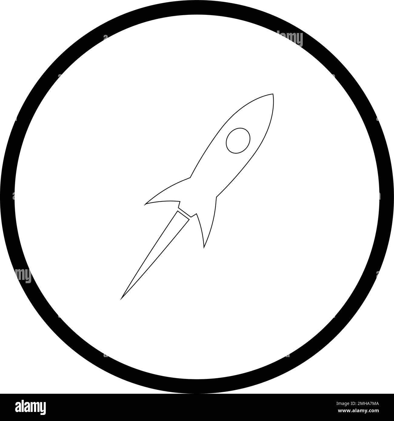 Rocket icon ilustration logo vector icon template Stock Vector Image ...