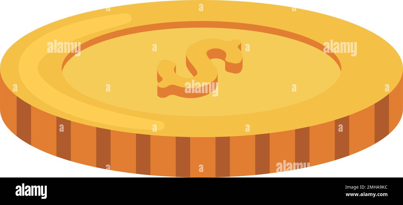 dollar coin design Stock Vector Image & Art - Alamy