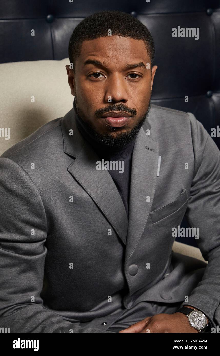 This Dec. 16, 2019 photo shows Michael B. Jordan posing for a portrait ...