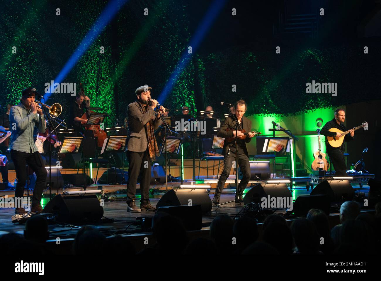 Glasgow Scotland. 19 January 2023. Basco, Scandinavian folk band ...