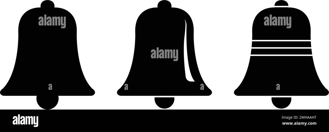 Bell icon logo stock illustration dsign Stock Vector Image & Art - Alamy