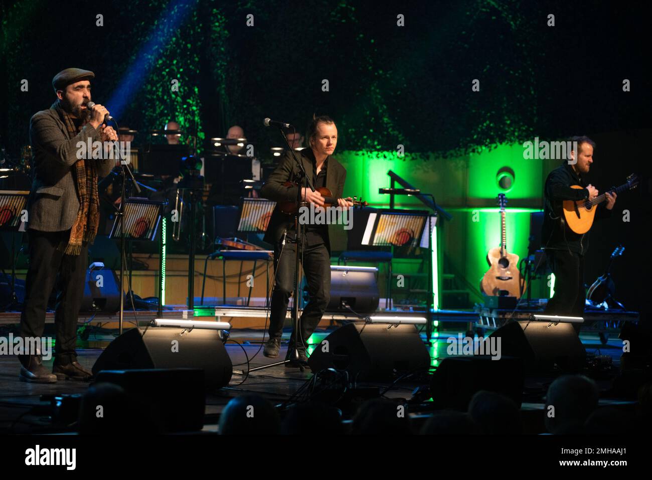 Glasgow Scotland. 19 January 2023. Basco, Scandinavian folk band ...