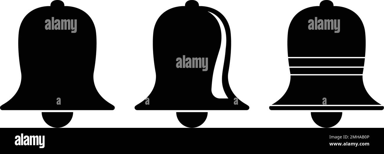 Bell icon logo stock illustration dsign Stock Vector Image & Art - Alamy
