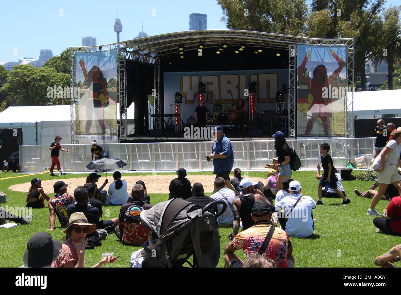Sydney, Australia. 26 January 2023. Yabun Festival 2023 at Victoria ...