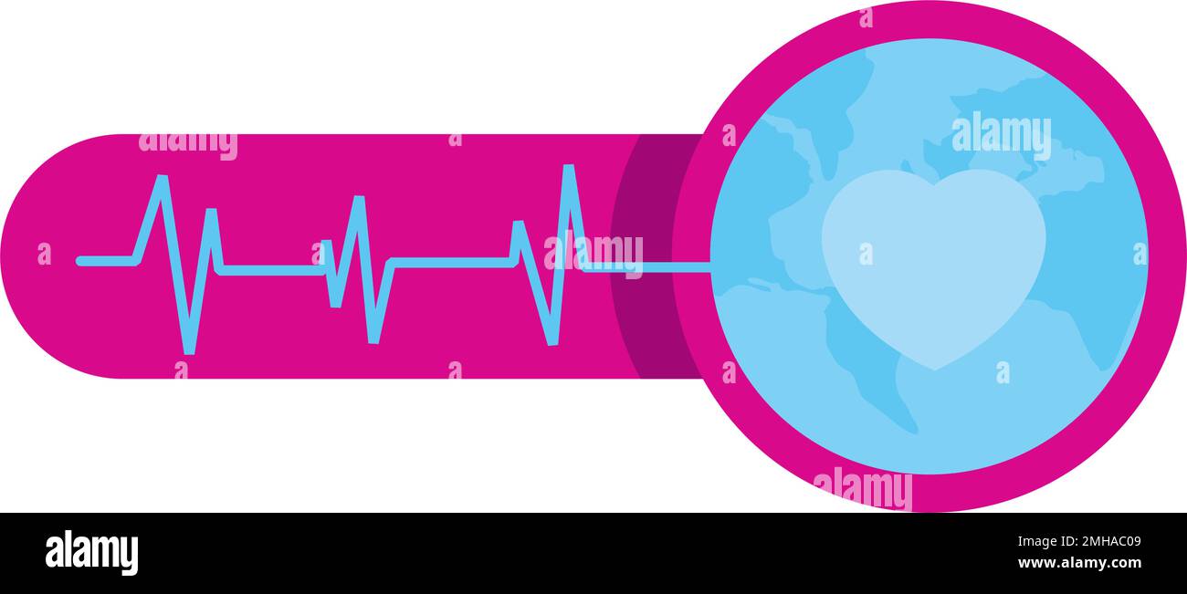 world electrocardiogram design Stock Vector Image & Art - Alamy