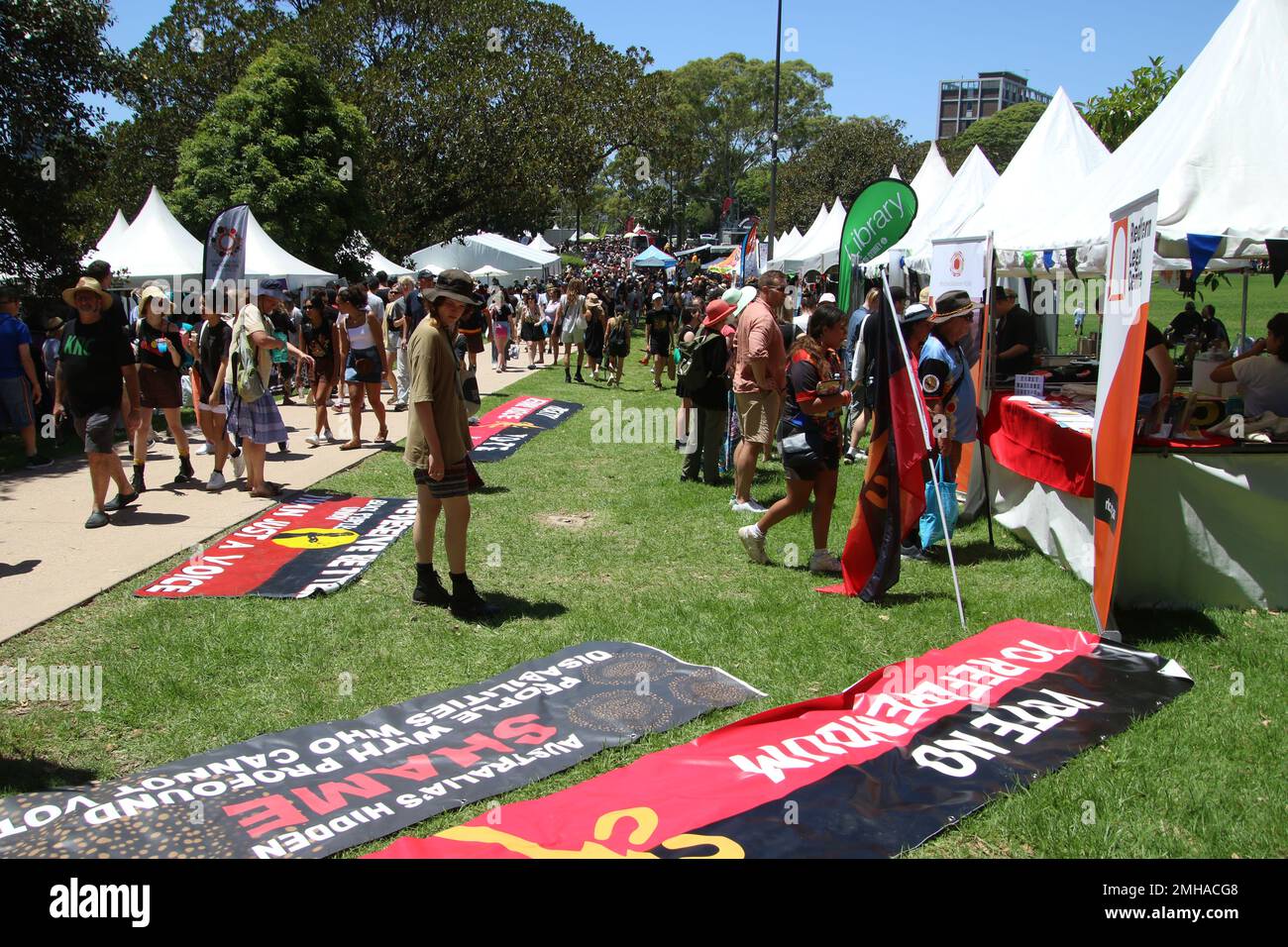 Sydney, Australia. 26 January 2023. Yabun Festival 2023 at Victoria ...