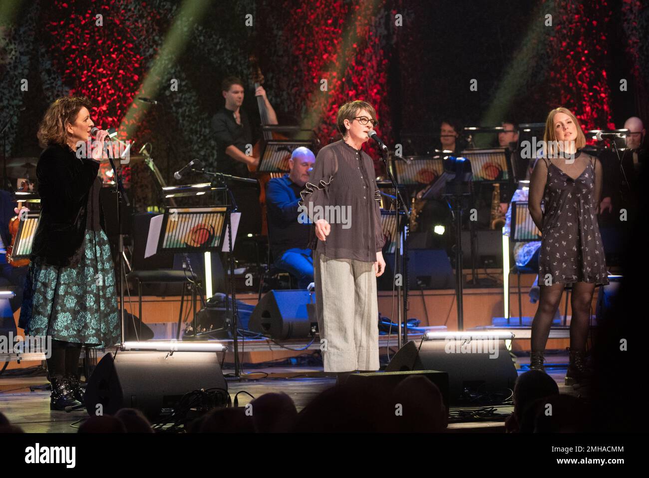 Glasgow Scotland. 19 January 2023. Karine Polwart, Scottish folk singer ...
