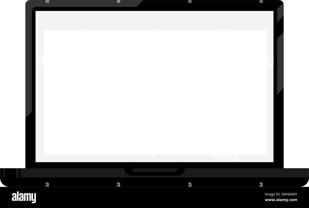 Laptop computer transparent screen Black and White Stock Photos ...