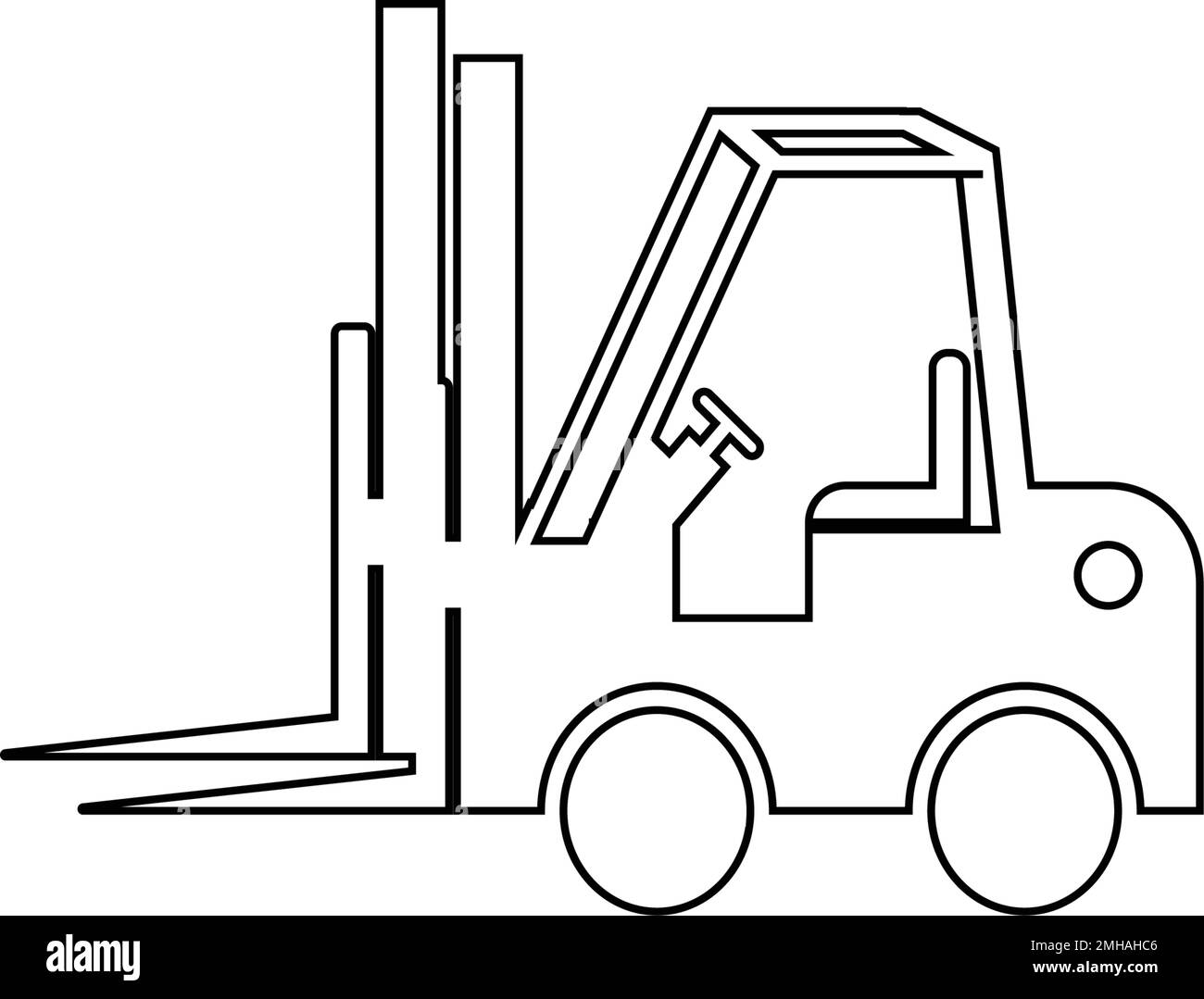 forklift logo stock illustration design Stock Vector Image & Art - Alamy