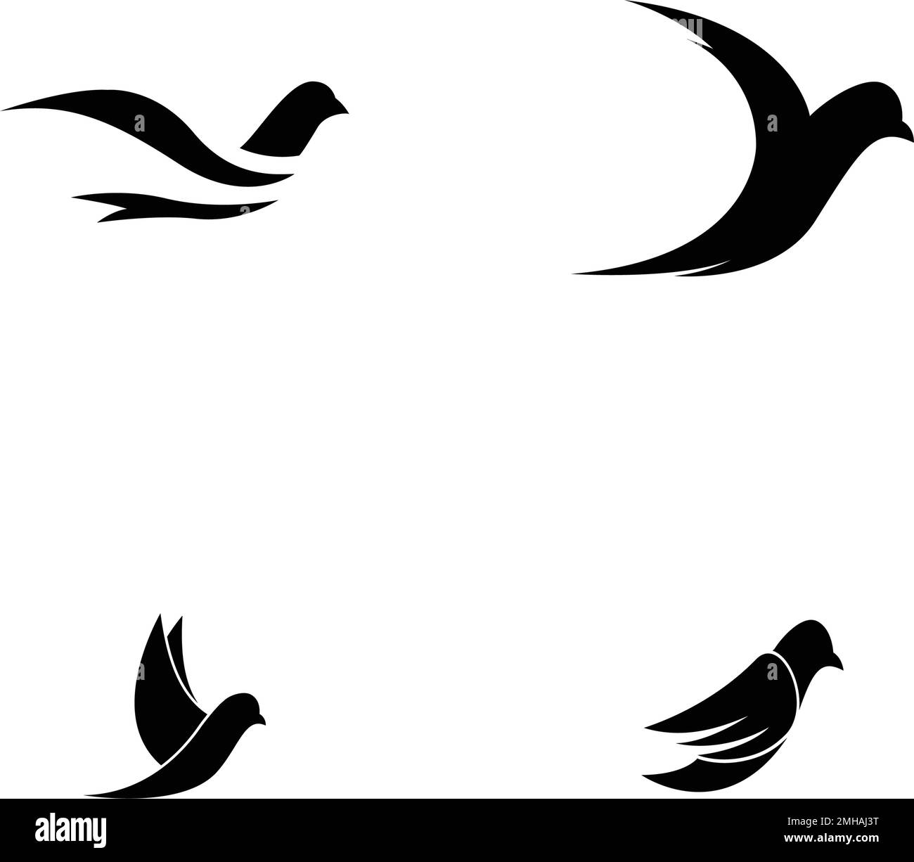 Bird Logo Template vector illustration Stock Vector Image & Art - Alamy