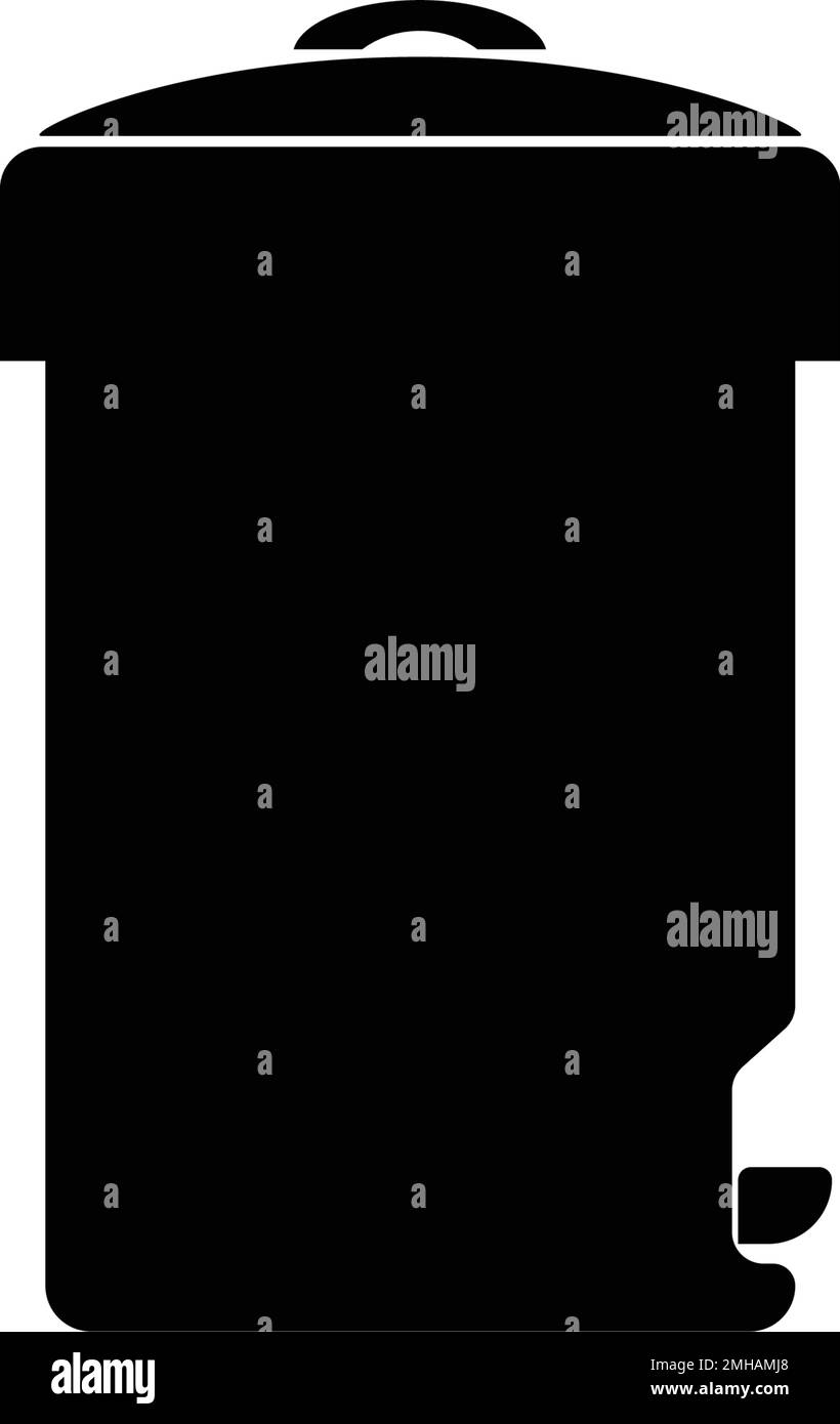 trash can logo illustration design Stock Vector Image & Art - Alamy