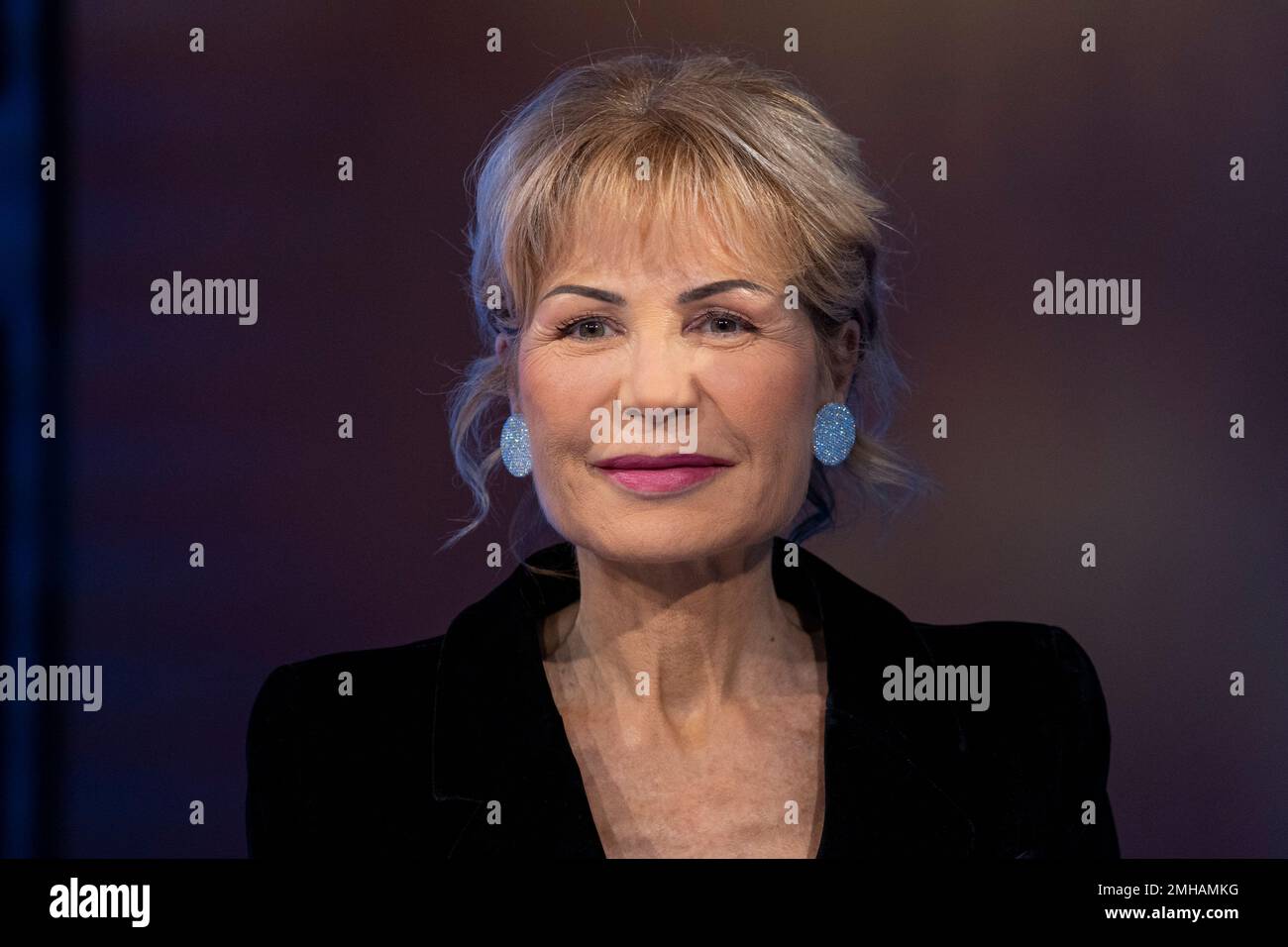 Rome, Italy. 26th Jan, 2023. The presenter Lilli Gruber attends the TV ...