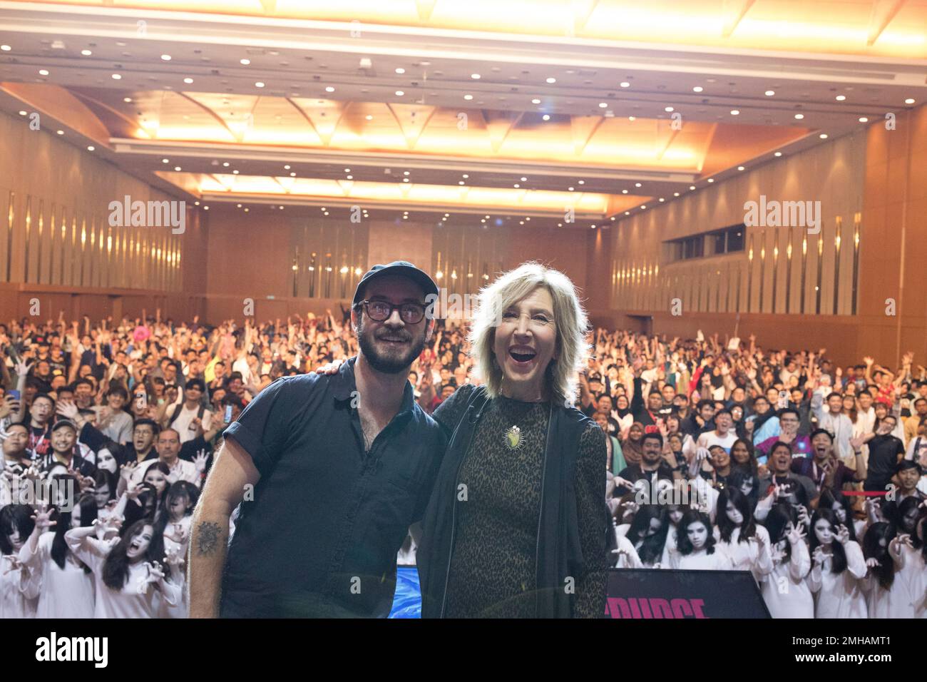 IMAGES DISTRIBUTED FOR SONY PICTURES - From right, Actress Lin Shaye ...