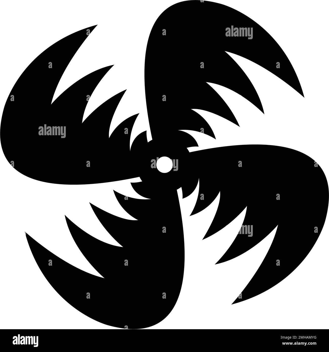 wind fan logo illustration design Stock Vector Image & Art - Alamy